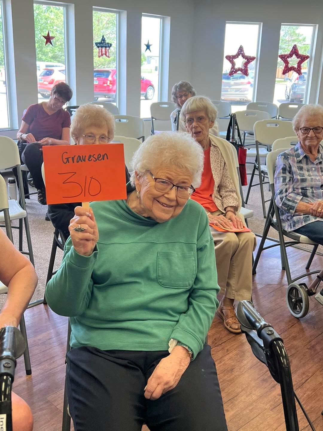 Going Once... Going Twice... It's sold to the lady in the first row ...